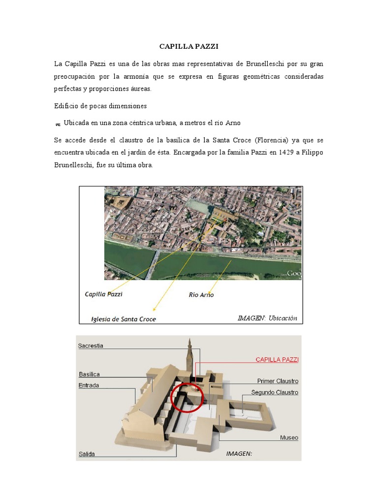 Capilla Pazzi | PDF | Hazme | Diseño arquitectonico