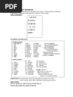 Diagnostic sheet English 5th grade 2010 | PDF