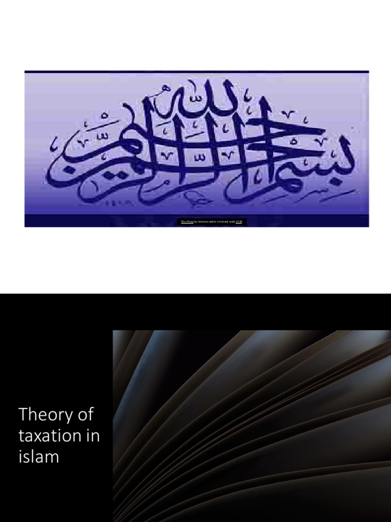 Theory of Taxation in Islam | PDF | Taxes | Government Finances
