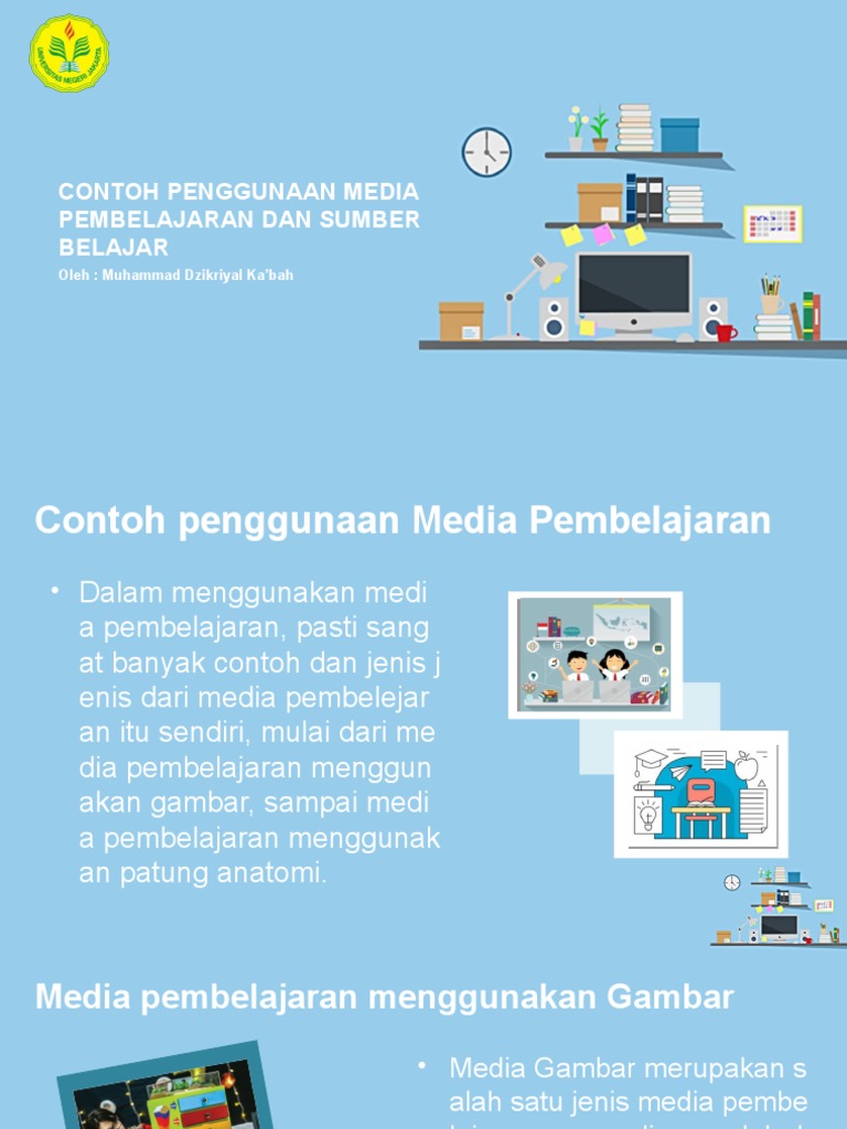 MEDIA PEMBELAJARAN, Contoh Penggunaan Media Pembelajaran Dan Sumber ...