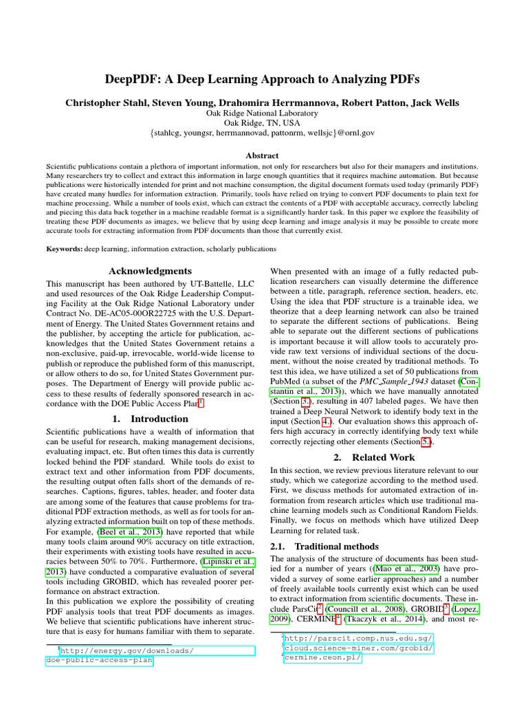 Deeppdf: A Deep Learning Approach To Analyzing Pdfs | PDF | Deep ...