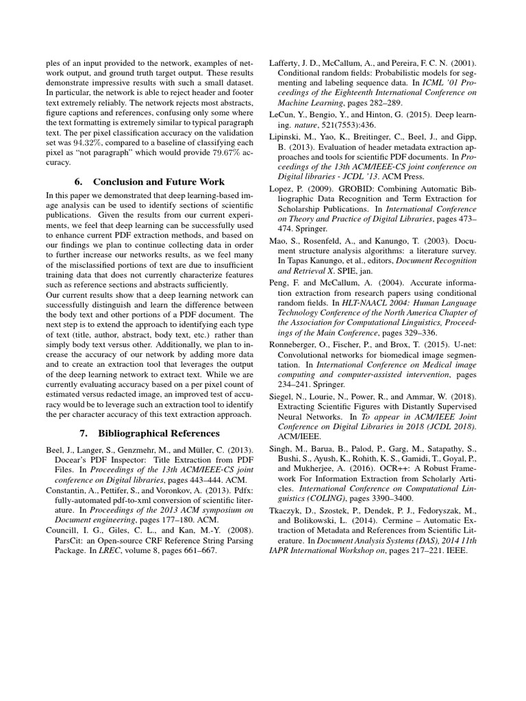 Conclusion and Future Work | PDF | Deep Learning | Association For ...