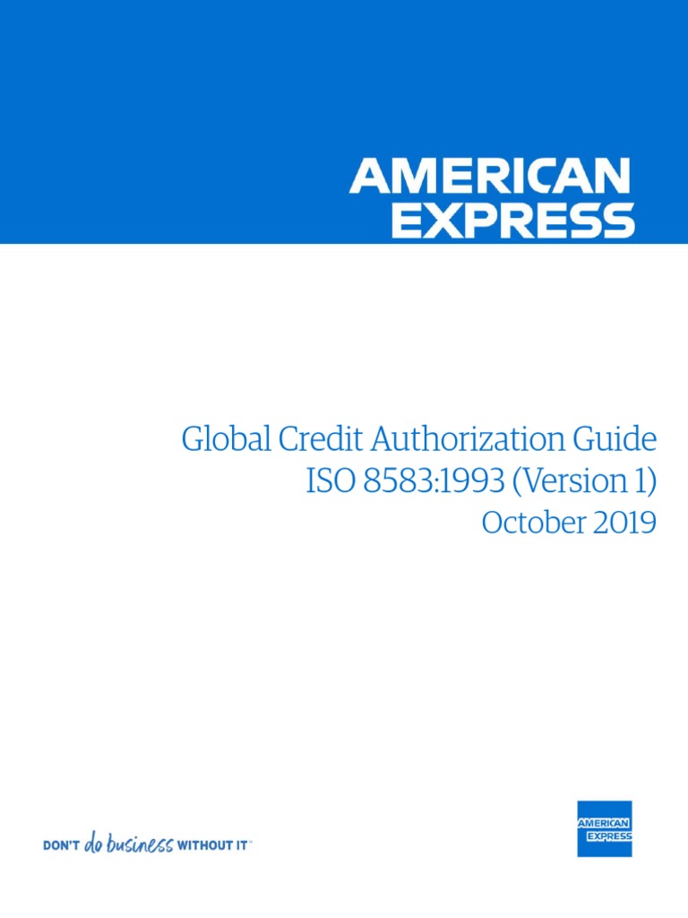 GCAG ISO Oct2019 FINAL | PDF | Emv | American Express