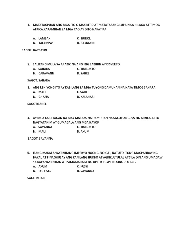 Paglisan Games | PDF