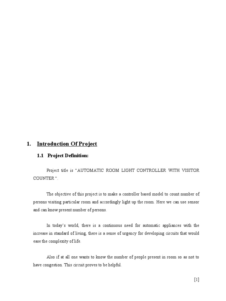 Automatic Room Light Controller | PDF | Microcontroller | Electronic Design