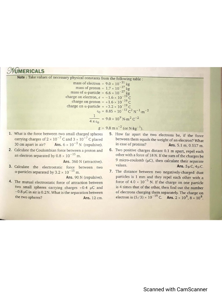 Electrostatics | PDF