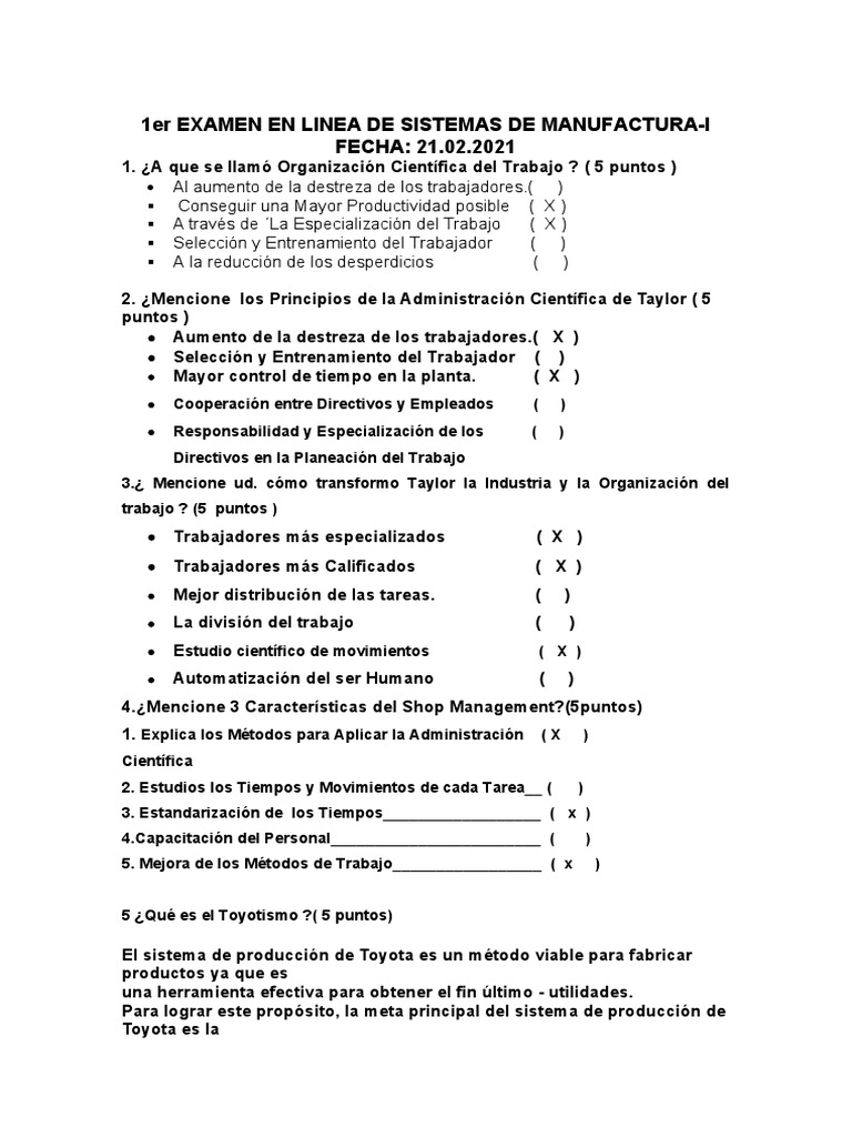 Examen | PDF | Compania de motores ford | Industrias