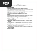 OSCE Checklist HINTS Exam | PDF | Self-Improvement