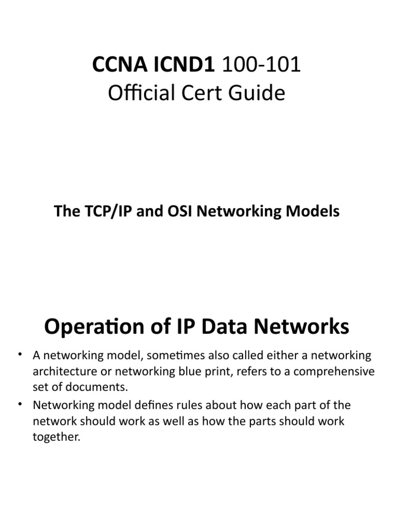 An Overview of Networking Models: Comparing the OSI and TCP/IP ...