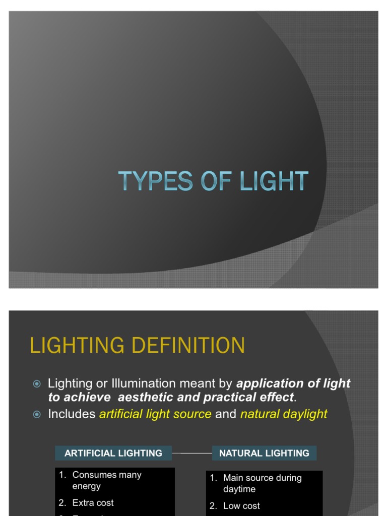 Understanding Lighting Definitions | PDF | Foreign Language Studies