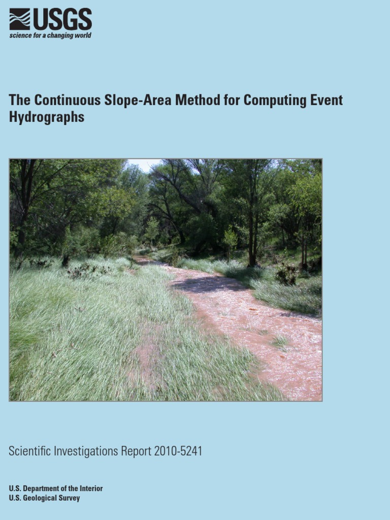 The Continuous Slope-Area Method | PDF | Discharge (Hydrology) | Fluid ...
