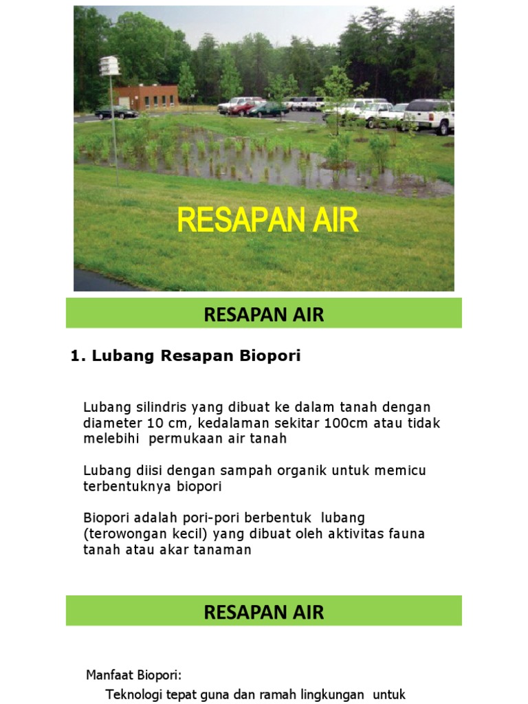 Resapan Air | PDF