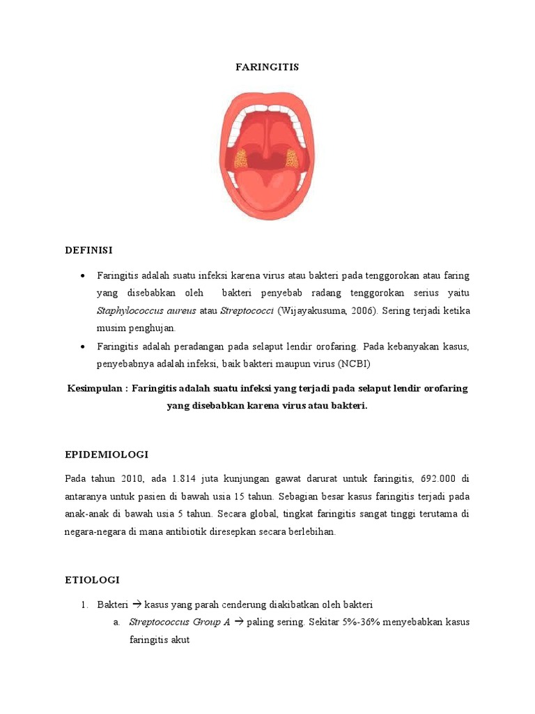 Case 1 Faringitis Dan Laringitis | PDF