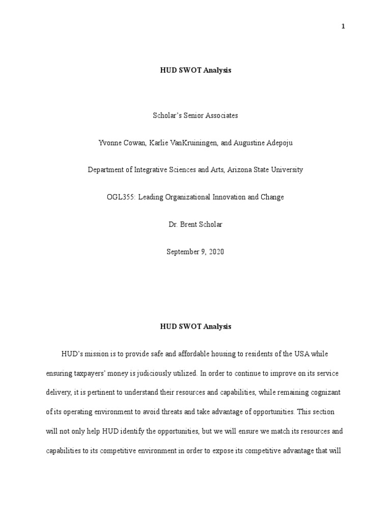 Ogl 355 Swot | PDF | Swot Analysis | Economies