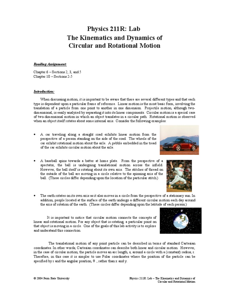 Rotational Kinematics and Dynamics | PDF | Acceleration | Rotation Around A Fixed Axis
