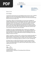 DHL Recommendation Letter | PDF