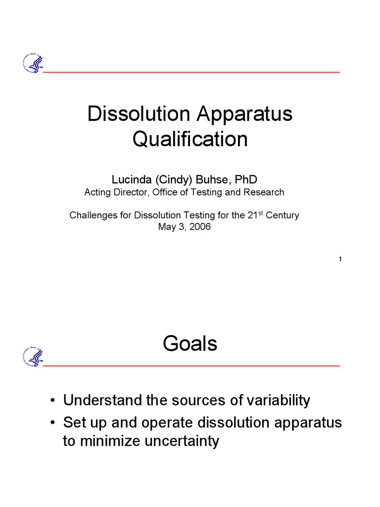 Dissolution Apparatus | PDF | Variance | Calibration