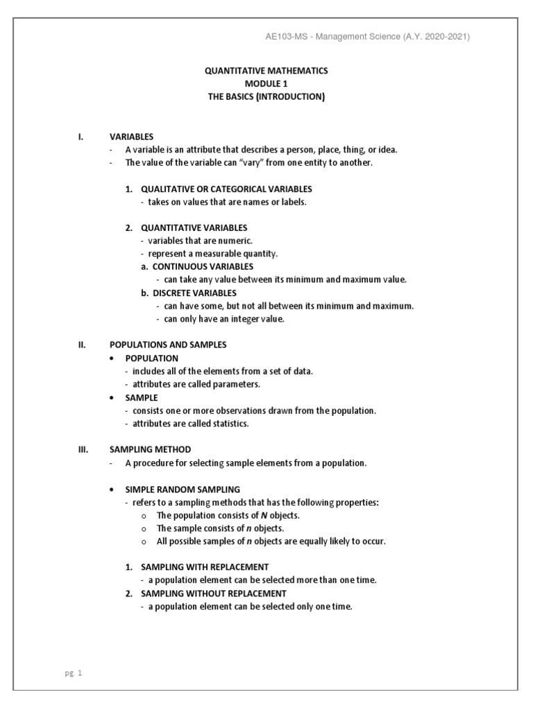 Quantitative Mathematics | PDF | Mean | Quartile