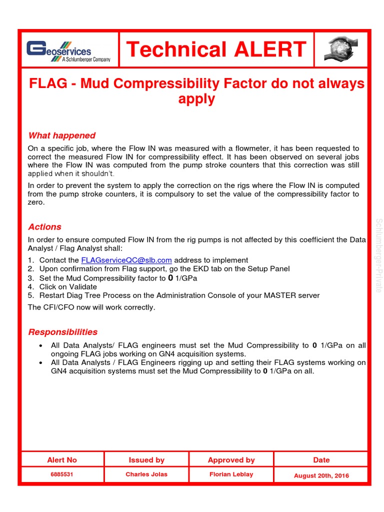 Adjusting the Mud Compressibility Factor to Ensure Accurate Flow In ...
