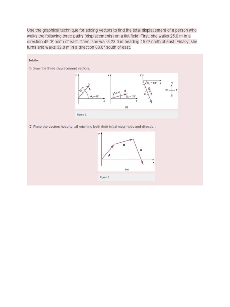 Adding Vectors Using Component Method | PDF | Euclidean Vector | Angle