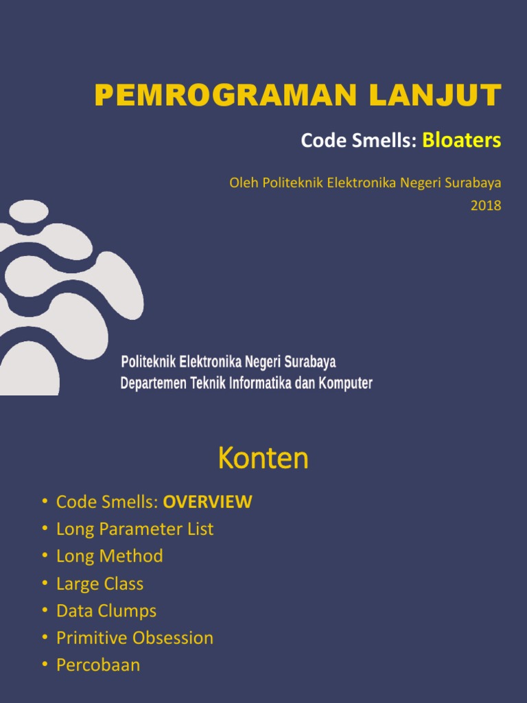 JAVA ADVANCE - Code Smell - Bloaters | PDF | Product Development | Technology Development