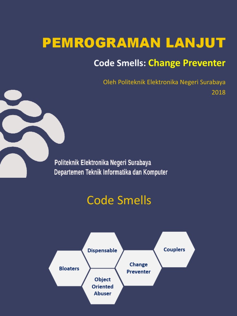 JAVA ADVANCE - Code Smell - Change Preventers v2 | PDF | Inheritance (Object Oriented ...