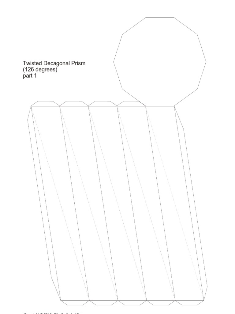 Twisted Decagonal Prism | PDF