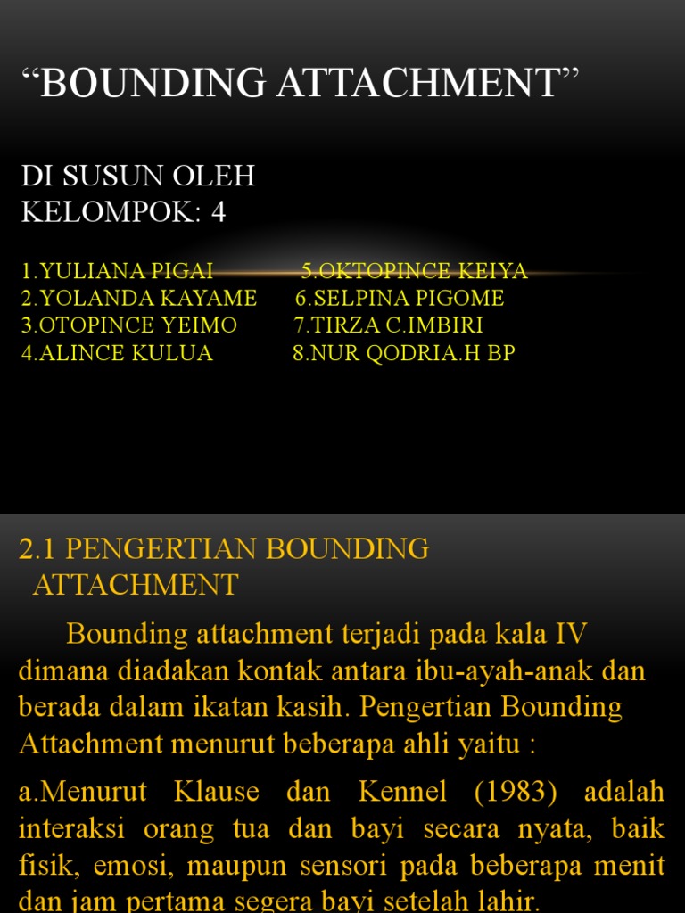 Presentasi Bounding Attachment | PDF