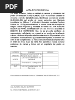Acta De Colindancia Predial Igac 2022 Pdf