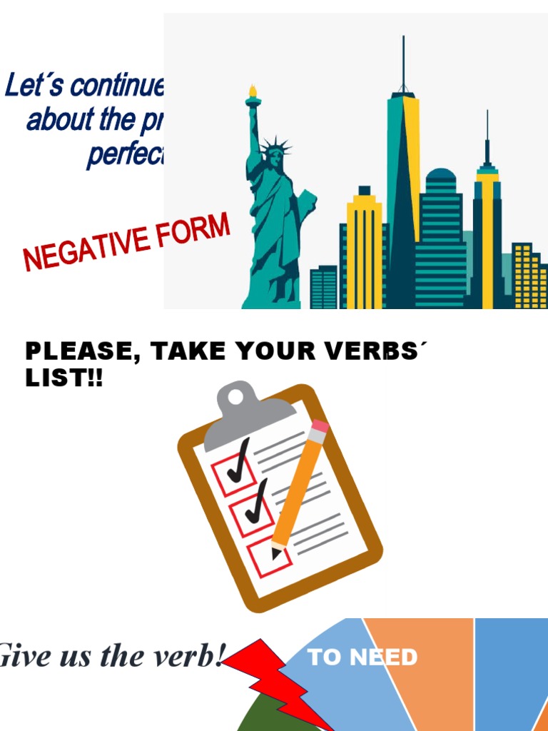 Present Perfect-NEGATIVE FORM | PDF | Verb | Semantic Units