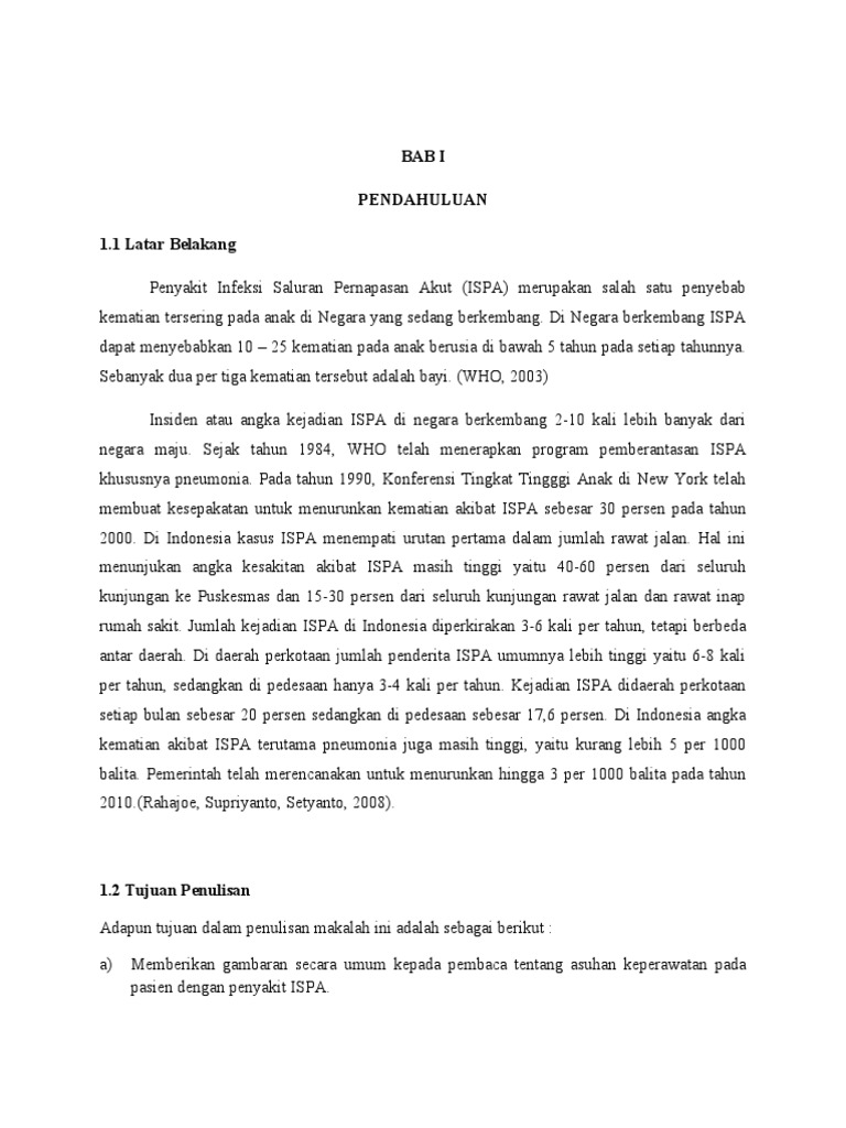 Askep Ispa 2 | PDF