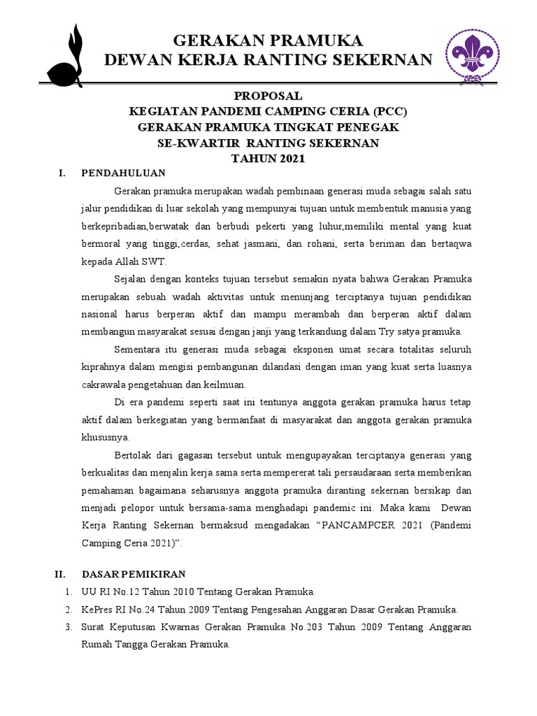 Contoh Proposal PCC | PDF