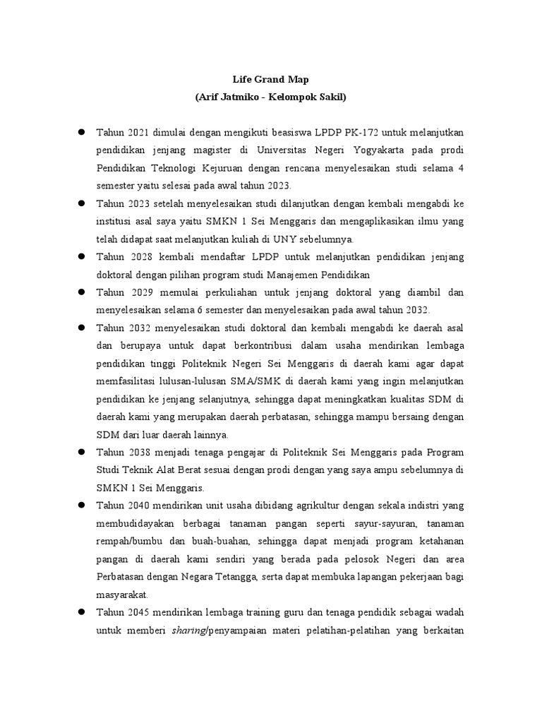 Life Grand Map | PDF