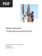 The Boy Who Harnessed The Wind - William Kamkwamba | PDF