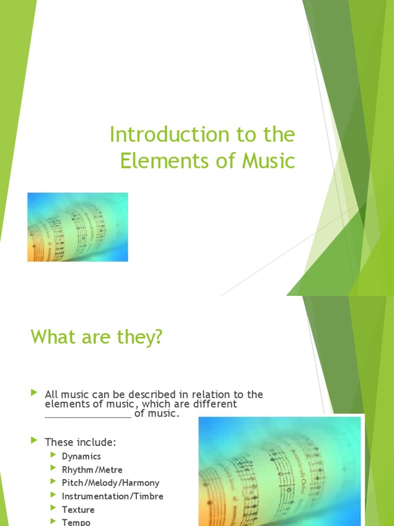 Overview of Music Elements | PDF | Tempo | Classical Music