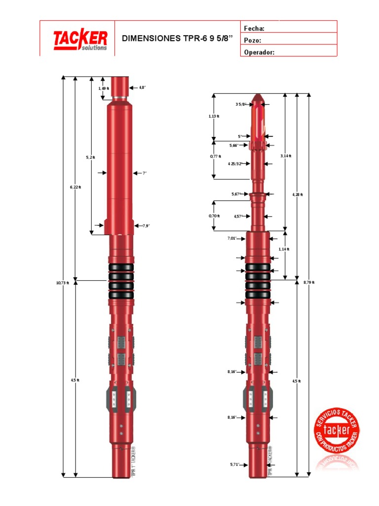 Dimensiones Packer | PDF
