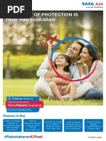 Tata AIA Param Raksha Life Pro Leaflet | PDF | Insurance | Life Insurance