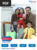 Tata AIA Param Raksha Life Pro Leaflet | PDF | Insurance | Life Insurance