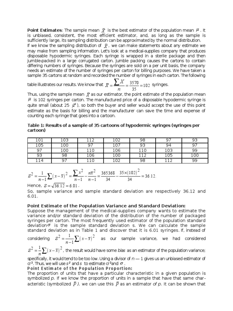 7 | PDF | Standard Error | Confidence Interval
