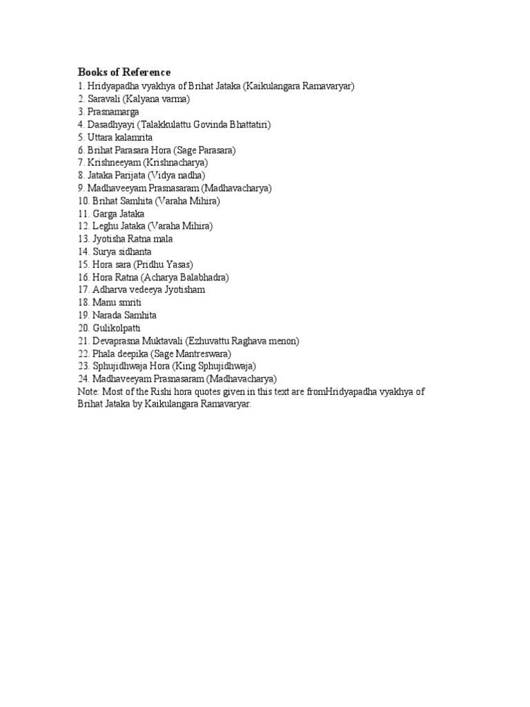 Books of Reference | PDF