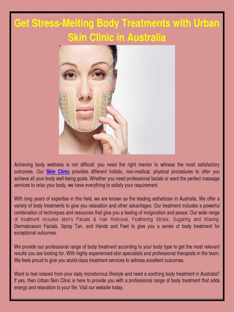 Get Stress-Melting Body Treatments With Urban Skin Clinic in Australia ...