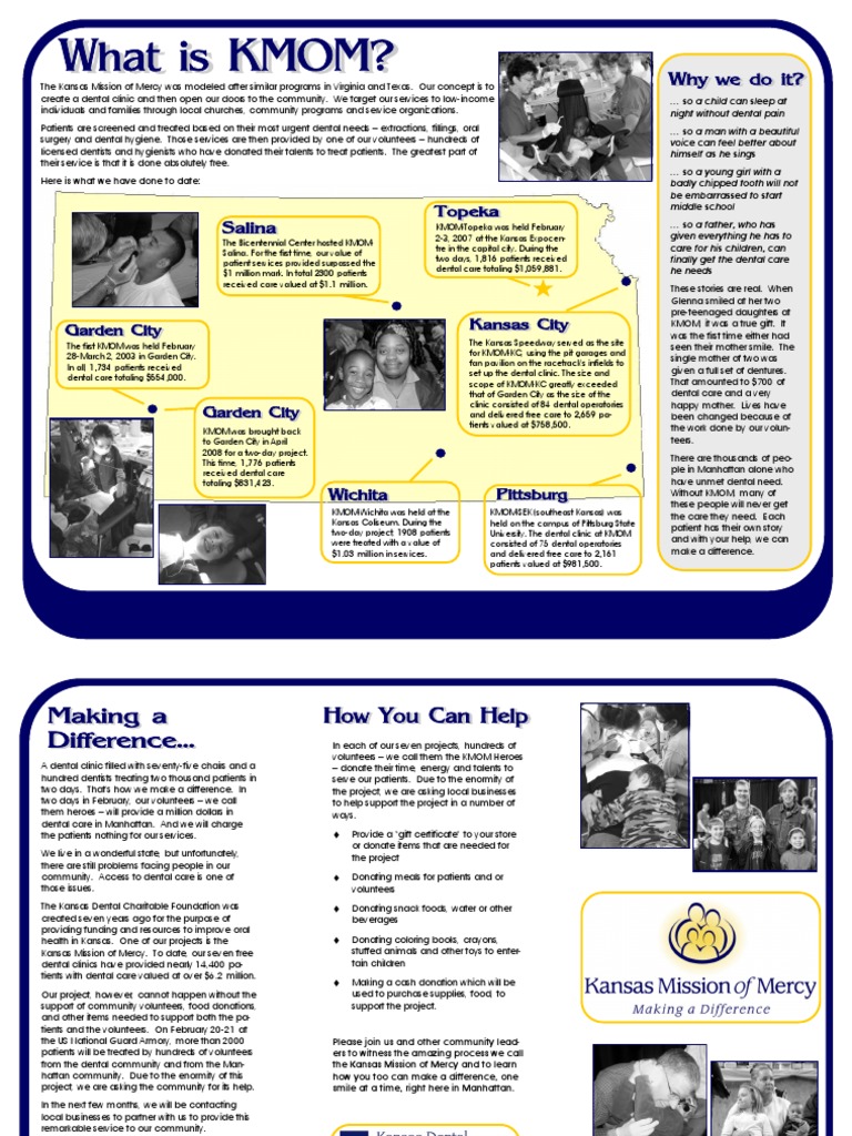 KMOM Brochure | PDF | Dental Hygienist | Dentistry