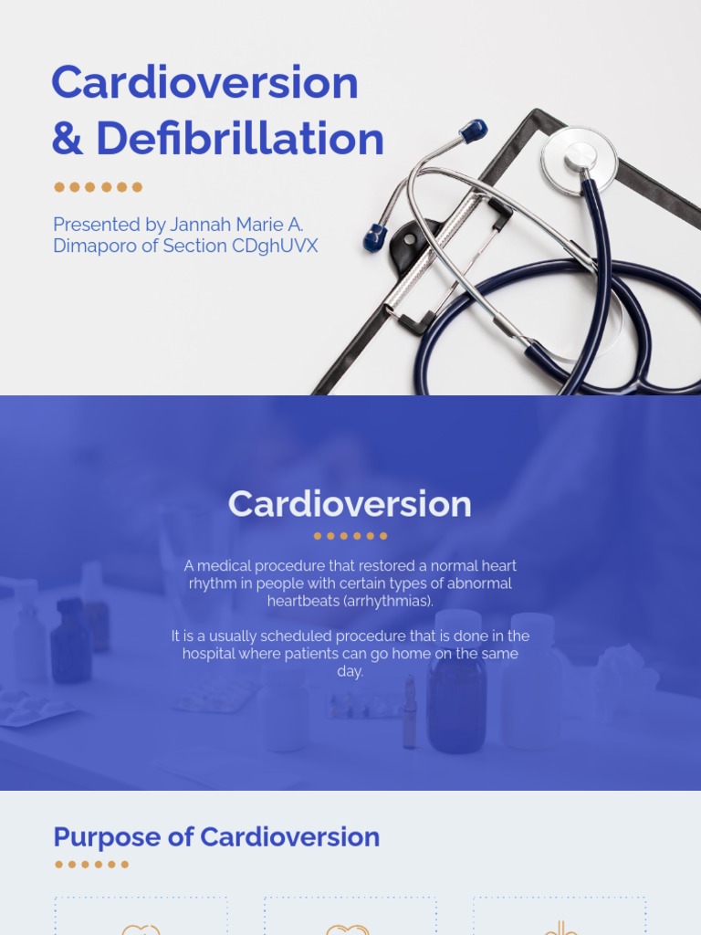 Understanding Cardioversion Procedures | PDF | Heart | Cardiovascular ...