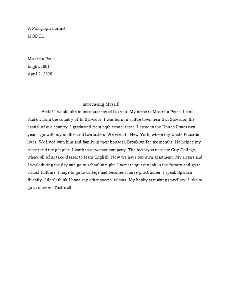 A Paragraph Format | PDF | Pet | Superstitions