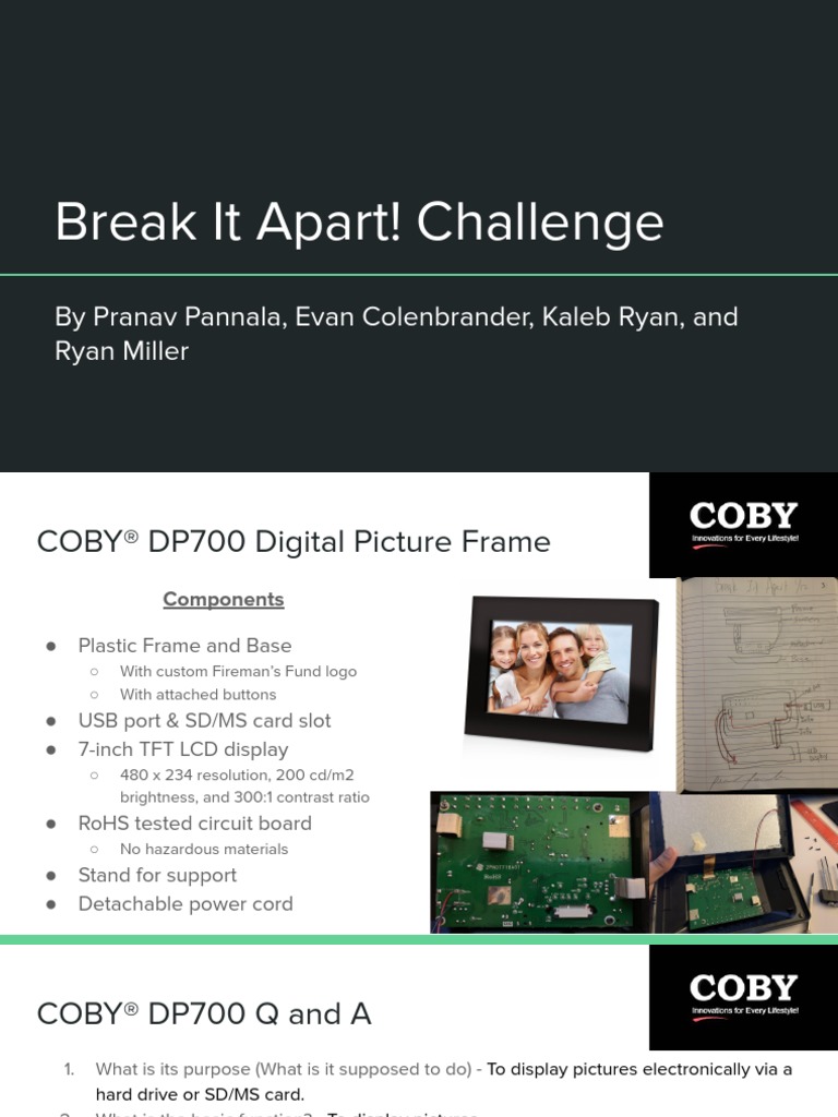 COBY DP700 & Nerf Nite Finder Analysis | PDF | Electric Motor | Printed ...