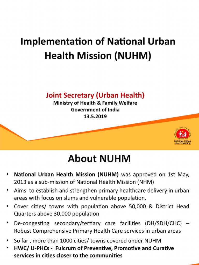 NUHM Implementation and Objectives in India | PDF | Infant Mortality ...