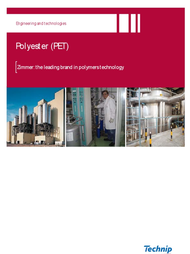 Polyester (PET) : Zimmer: The Leading Brand in Polymers Technology ...
