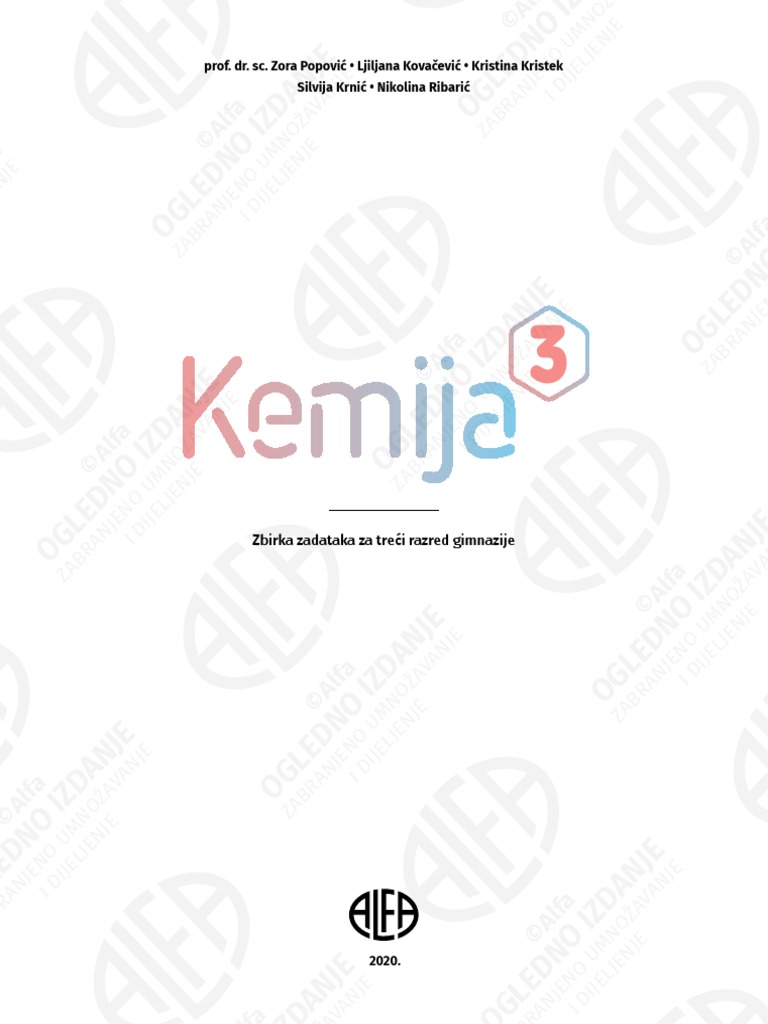 Kemija 3 GIM-ZBIRKA | PDF