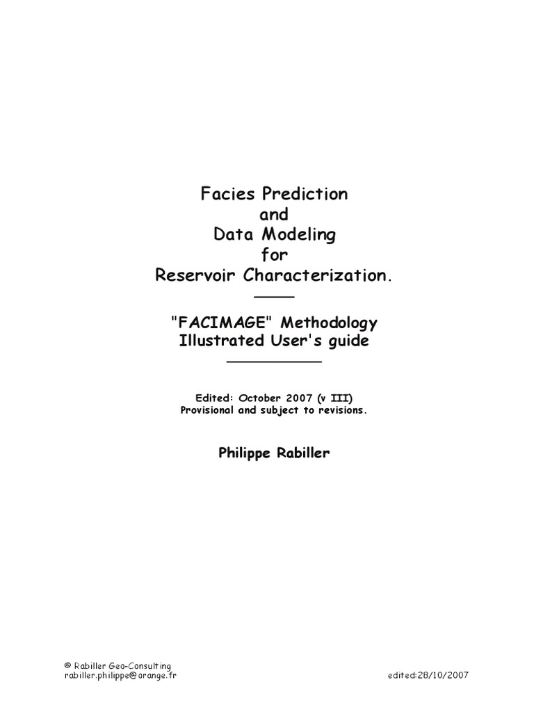 Facies Prediction | PDF | Stratigraphy | Geology Facies Prediction | PDF | Stratigraphy | Geology