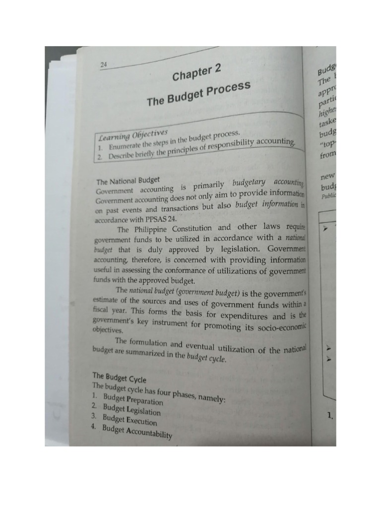 Chapter 2 Budget Process | PDF